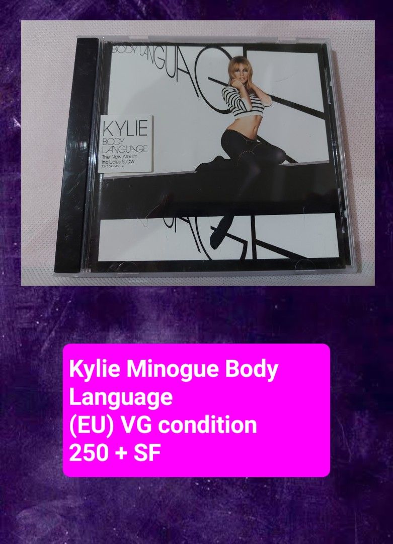 Kylie Minogue Body Language CD (unsealed), Hobbies & Toys, Music ...