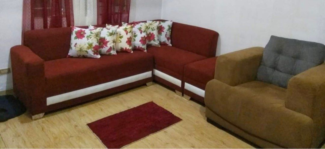 L Shape Sofa (take all), Furniture & Home Living, Furniture, Sofas on Carousell