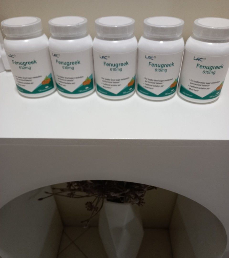 LAC Fenugreek Breast Milk Supplement, Babies & Kids, Nursing & Feeding ...