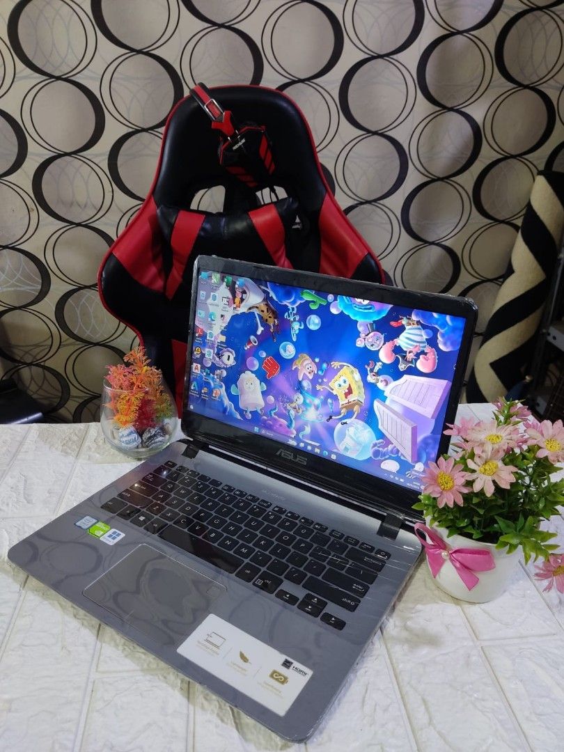 Laptop Gaming Design Asus Vivobook X407UF Core i5-8250 RAM 8GB/SSD 256GB VGA Nvidia Mulus ...