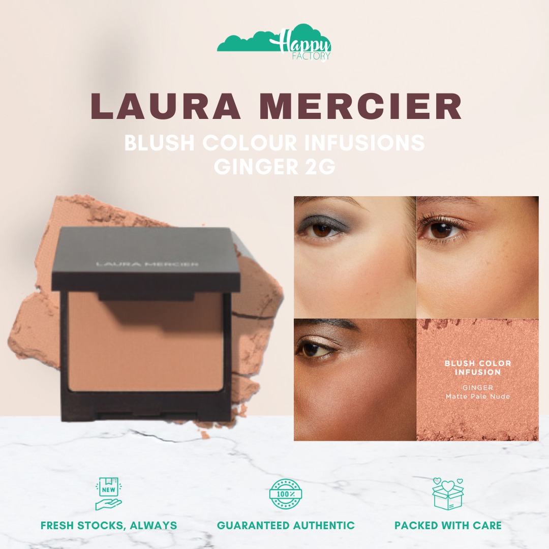 LAURA MERCIER Blush Color Infusion in Ginger 2g, Beauty & Personal Care ...