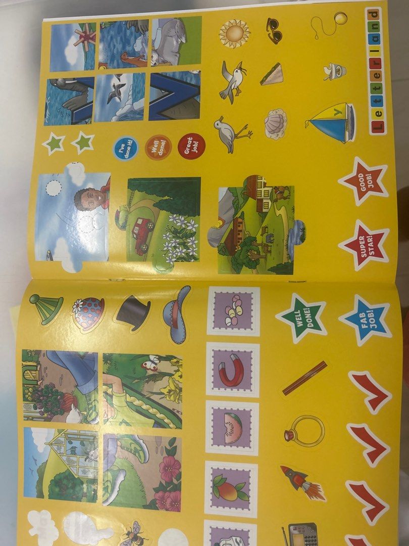 Letterland ABC phonics activity book, Hobbies & Toys, Books & Magazines ...