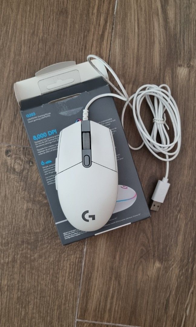 Logitech G203 Mouse, Computers & Tech, Parts & Accessories, Mouse ...