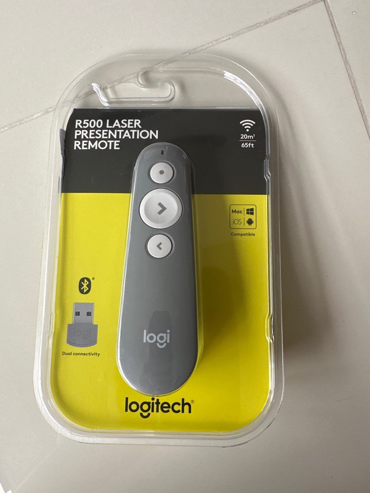 Logitech R500 Laser Presentation Remote, Computers & Tech, Office ...