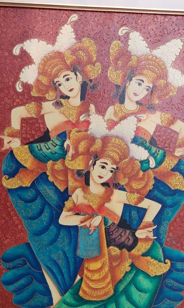 Lukisan Penari Bali, Perabotan Rumah di Carousell