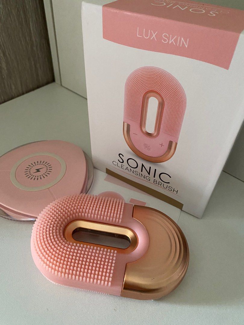 Lux Skin Microdermabrasion Kit, Sonic Cleansing Brush & Face Sculpting ...