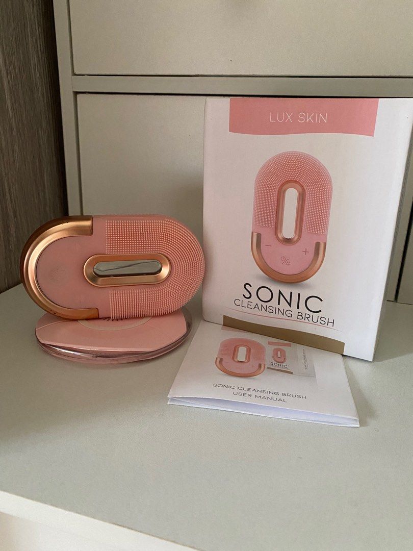 Lux Skin Microdermabrasion Kit, Sonic Cleansing Brush & Face Sculpting ...