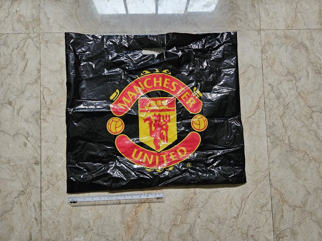 Manchester United plastic bag, Hobbies & Toys, Collectibles ...