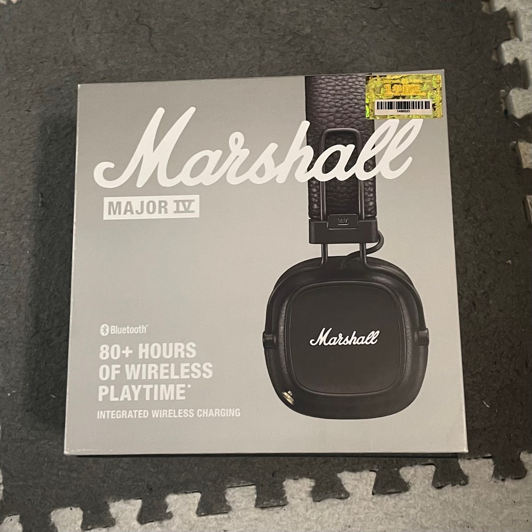 Marshall Major IV Black, 音響器材, 頭戴式/罩耳式耳機 - Carousell
