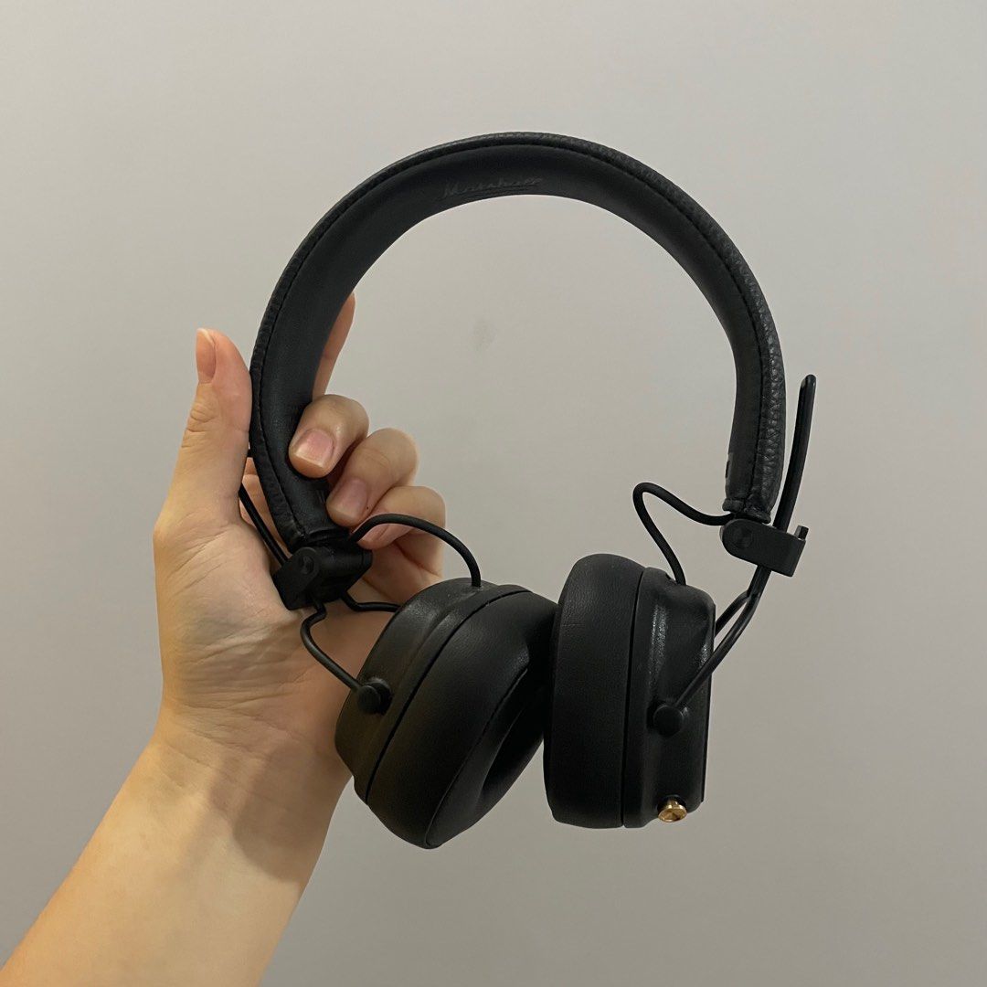 Marshall Major IV Black, 音響器材, 頭戴式/罩耳式耳機 - Carousell