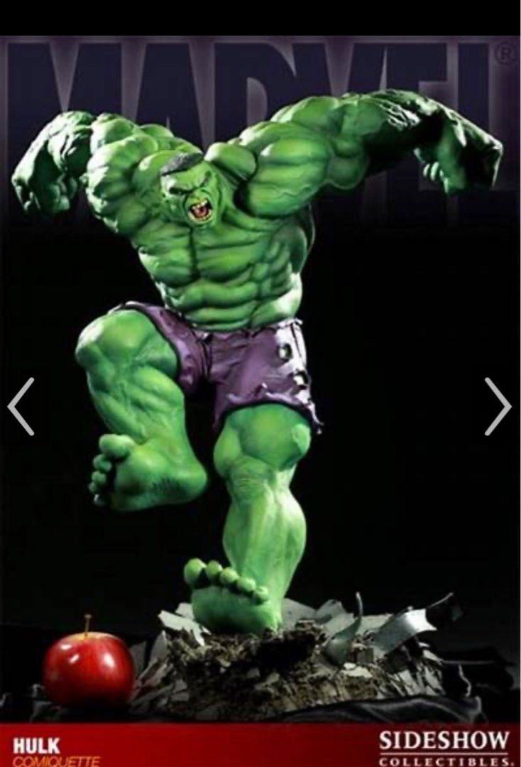 Marvel Hulk Comiquette Statue Exclusive Sideshow Collectibles, Hobbies ...