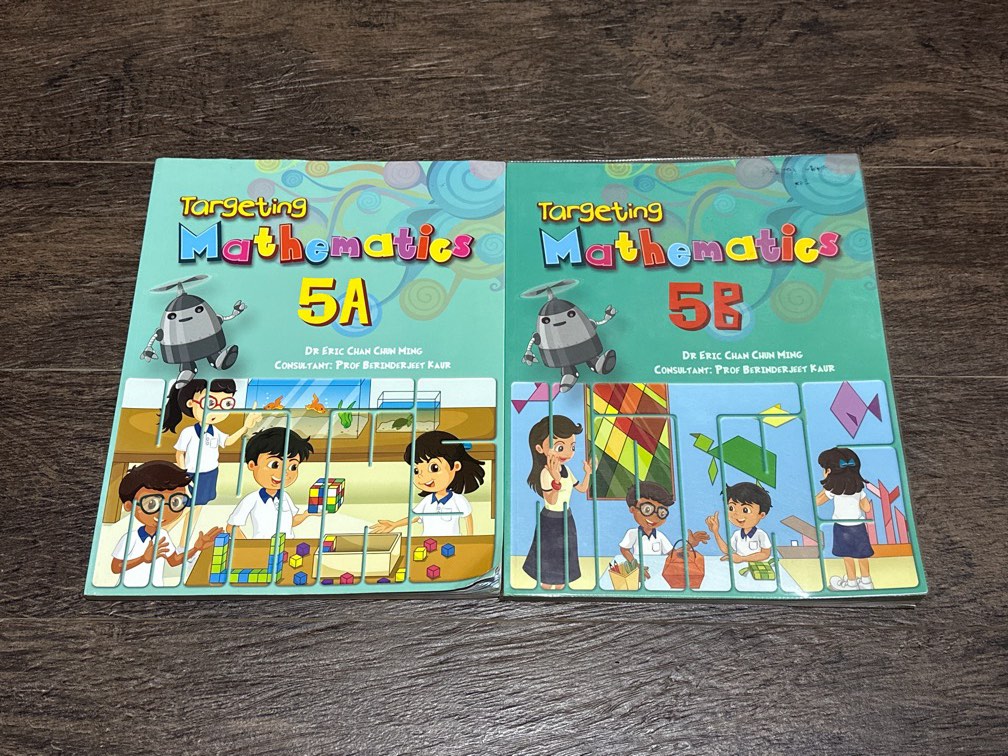 Targeting Mathematics textbooks for P5, Hobbies & Toys, Books ...