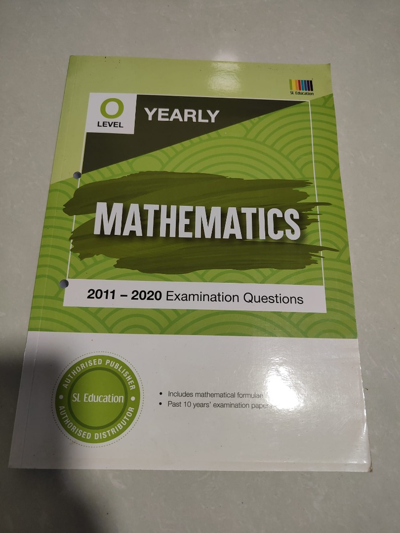 Mathematic Examination Questions - O Level, Hobbies & Toys, Books ...