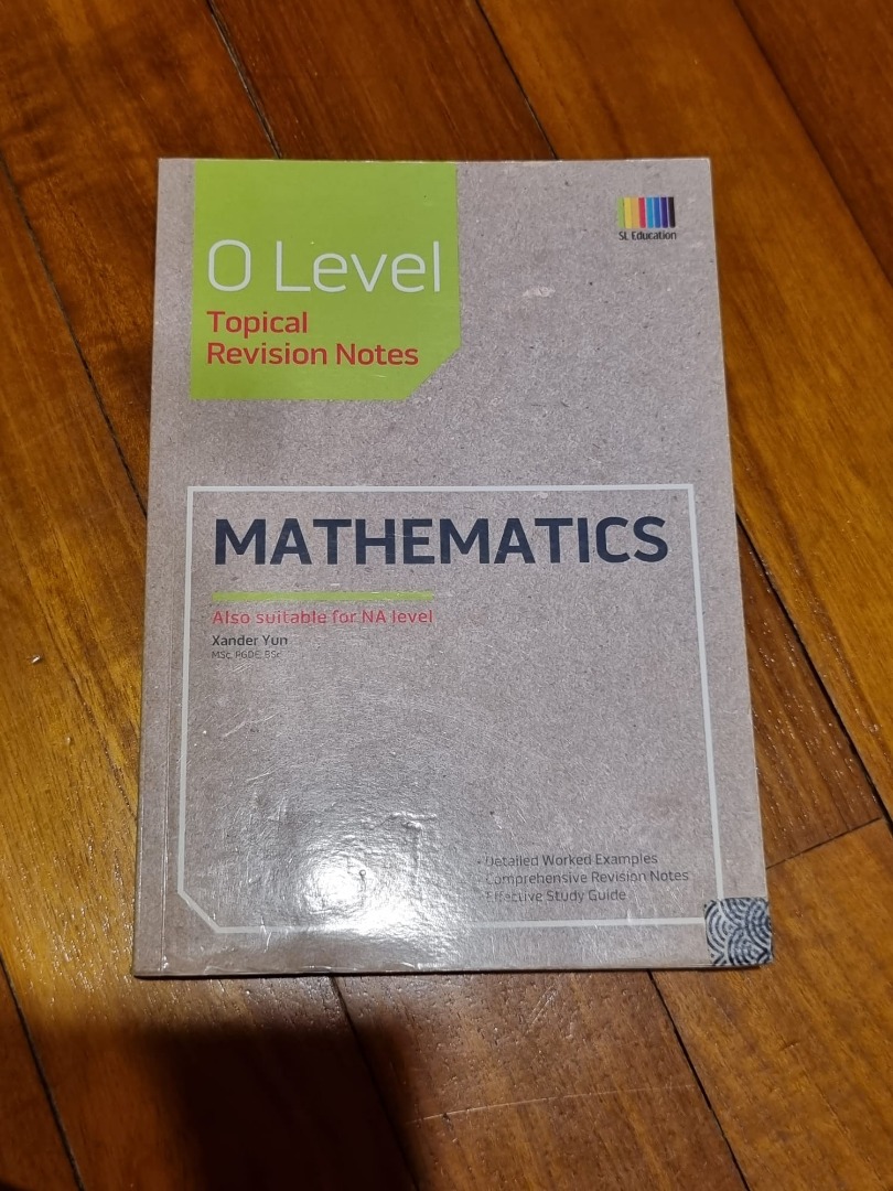 Mathematics (E-math) O-level Topical Revision Notes (SL Education ...