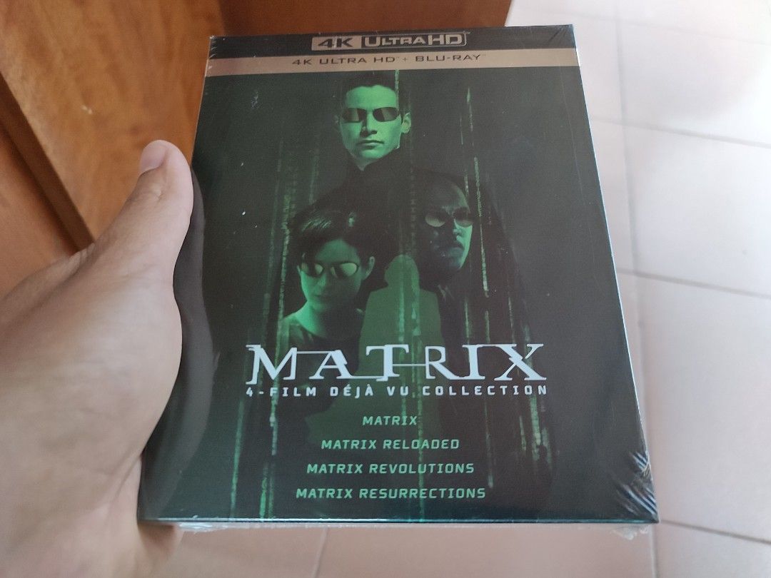 Matrix 4 Movie Dejavu Collection 4K, Hobbies & Toys, Music & Media, CDs & DVDs on Carousell