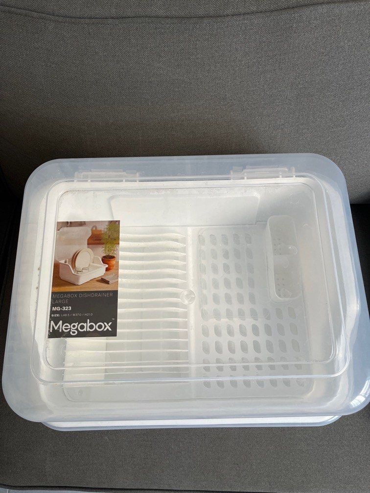 MEGABOX Dish Drainer (Large), Furniture & Home Living, Kitchenware ...