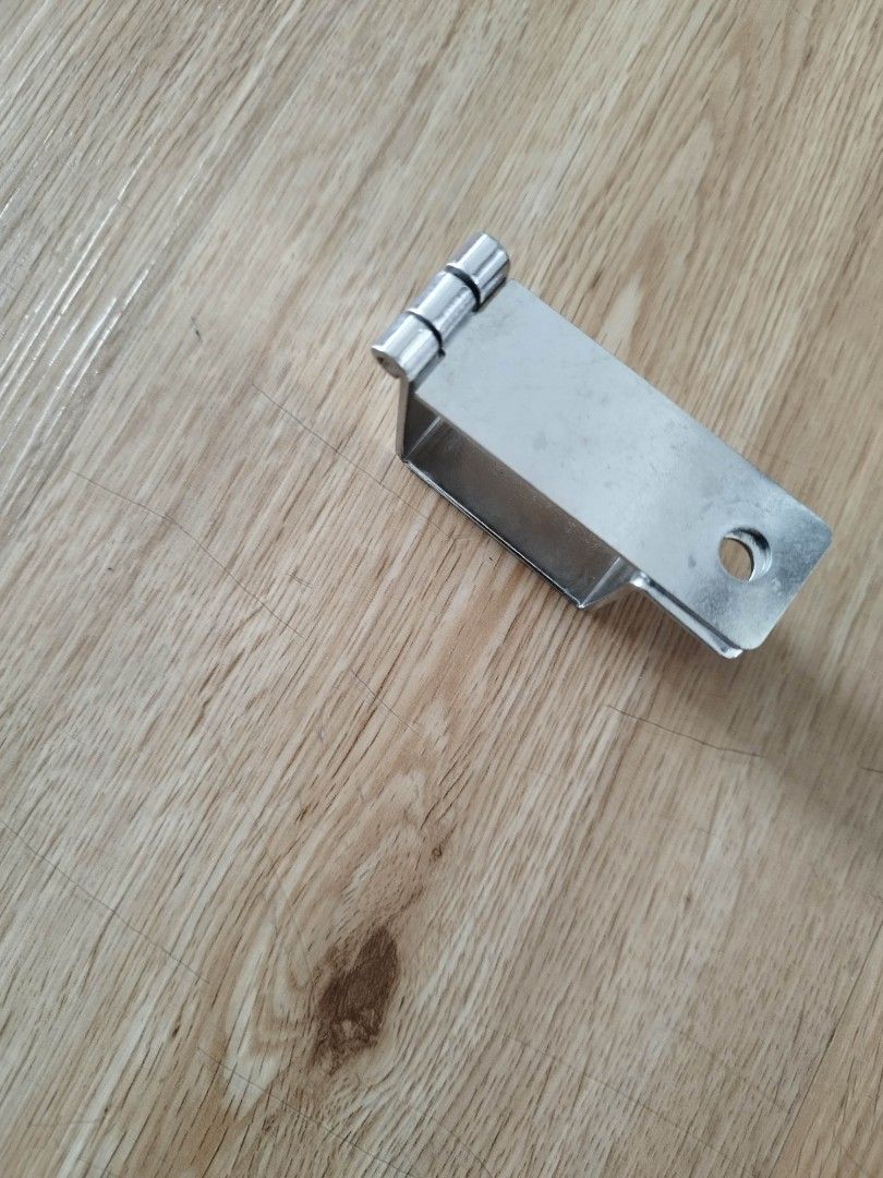 Metal latching plate for padlock on sliding window grille for ...