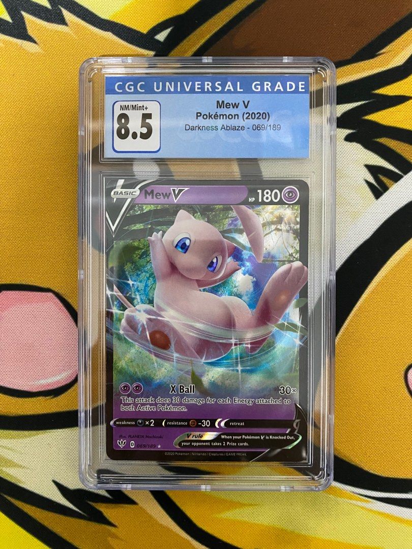 Mew V CGC Slab Pokemon, Hobbies & Toys, Memorabilia & Collectibles ...