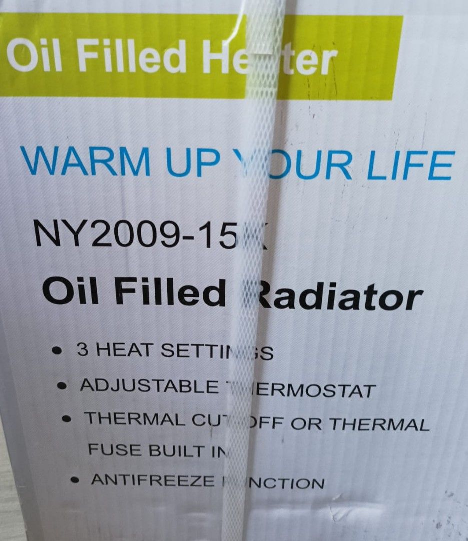 Midea NY2009-15K Oil Filled Radiator, 家庭電器, 冷氣機及暖風機 - Carousell