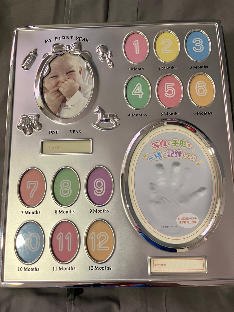 Milestone frame with life casting frame, Furniture & Home Living, Home ...