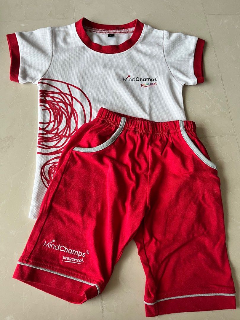Mindchamp school uniform size S - 3 sets, Babies & Kids, Babies & Kids ...