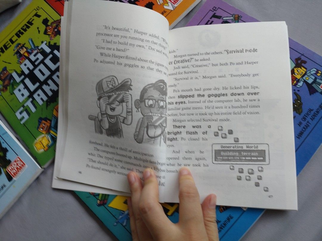 Minecraft Woodsword Chronicles 6 Book Slipcase, Hobbies & Toys, Books ...