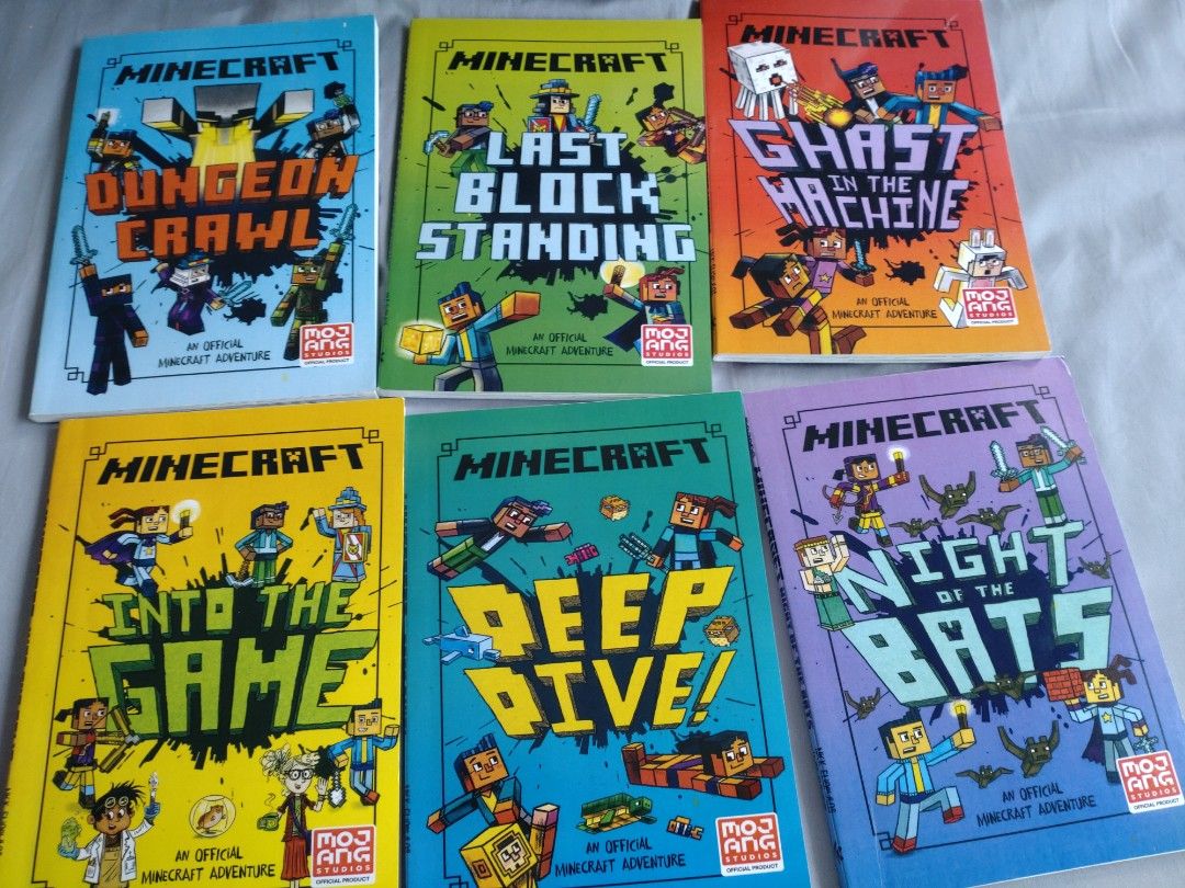 Minecraft Woodsword Chronicles 6 Book Slipcase, Hobbies & Toys, Books ...
