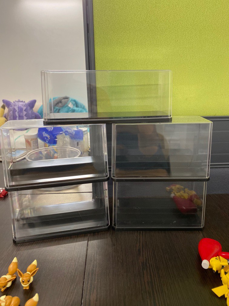 Mini Acrylic Display Boxes from Daiso, Furniture & Home Living, Home ...