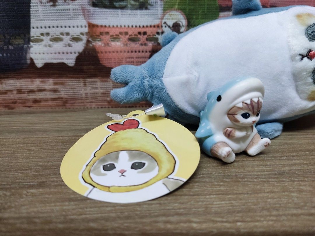 Mofusand samenyan Cat shark plush with cat shark figure, Hobbies & Toys ...