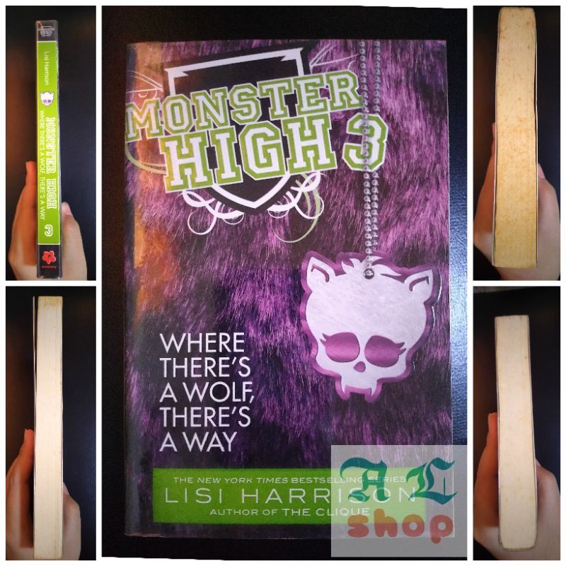 monster high book set (book 1-4) by lisi harrison, Hobbies & Toys ...