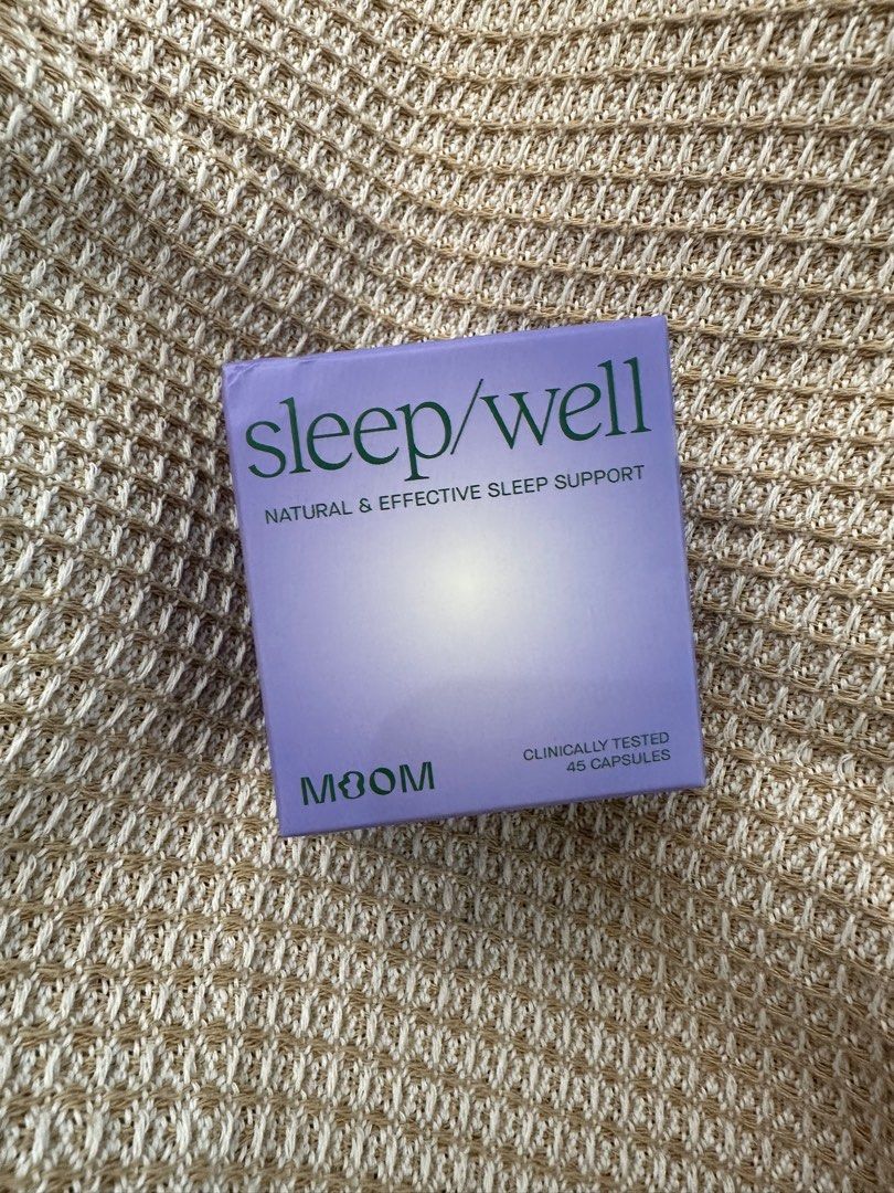 MOOM sleep/well sleepwell, Health & Nutrition, Health Supplements ...