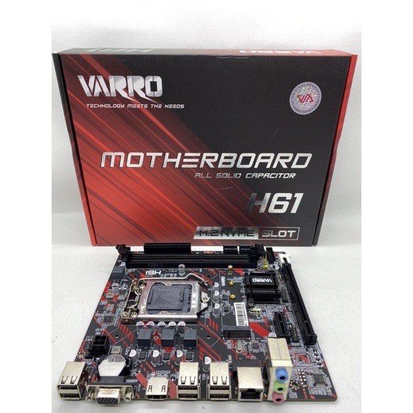 Motherboard Varro H61+ DDR3 LGA 1155 second, Elektronik, Bagian ...