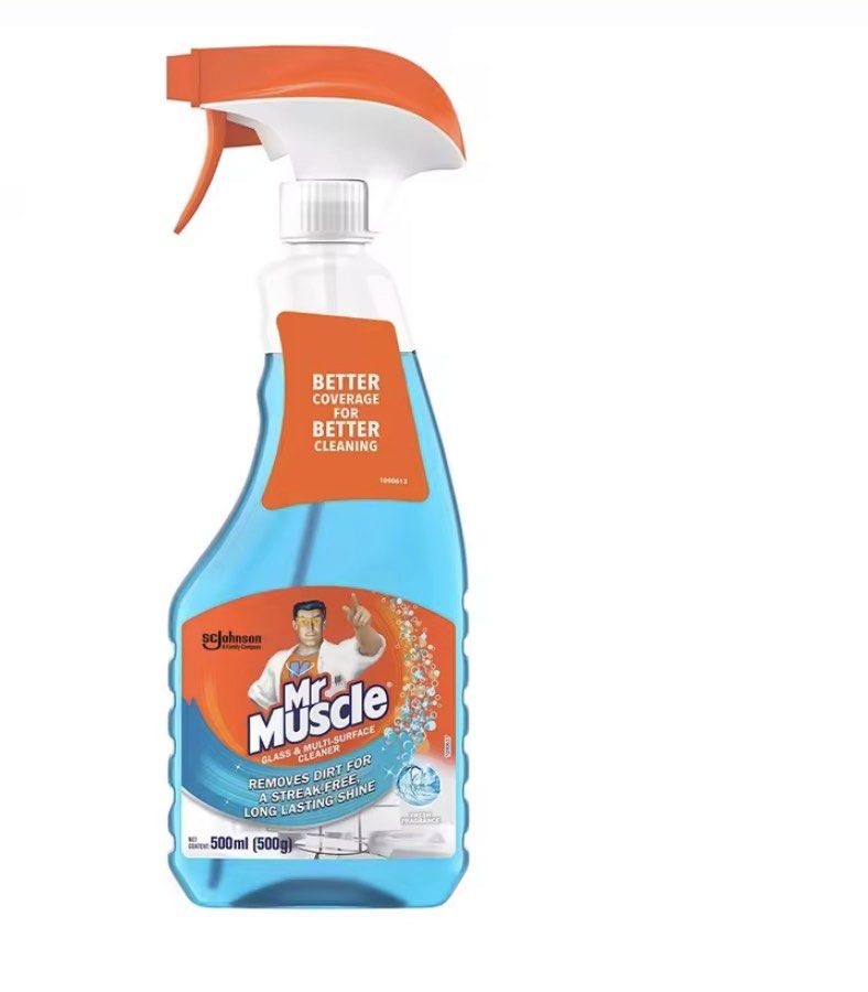 Mr Muscle Glass Cleaner (Fresh 2X500ml), Furniture & Home Living ...