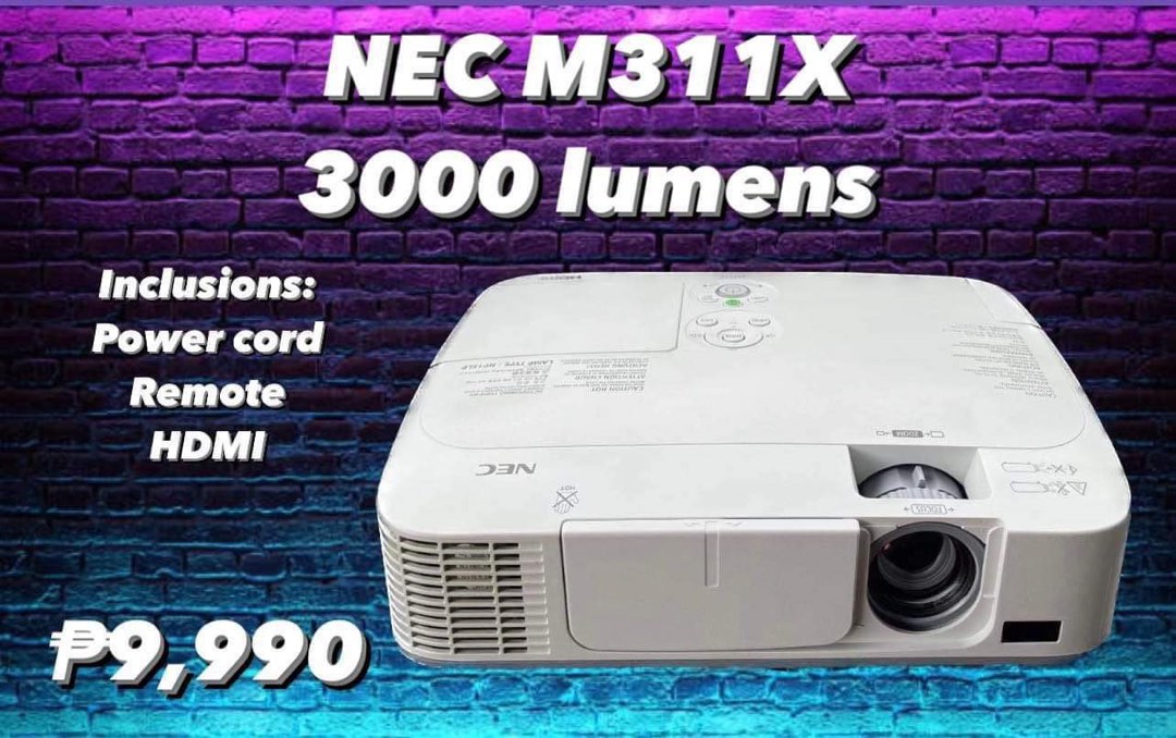 NEC M311x, TV & Home Appliances, TV & Entertainment, Projectors on ...