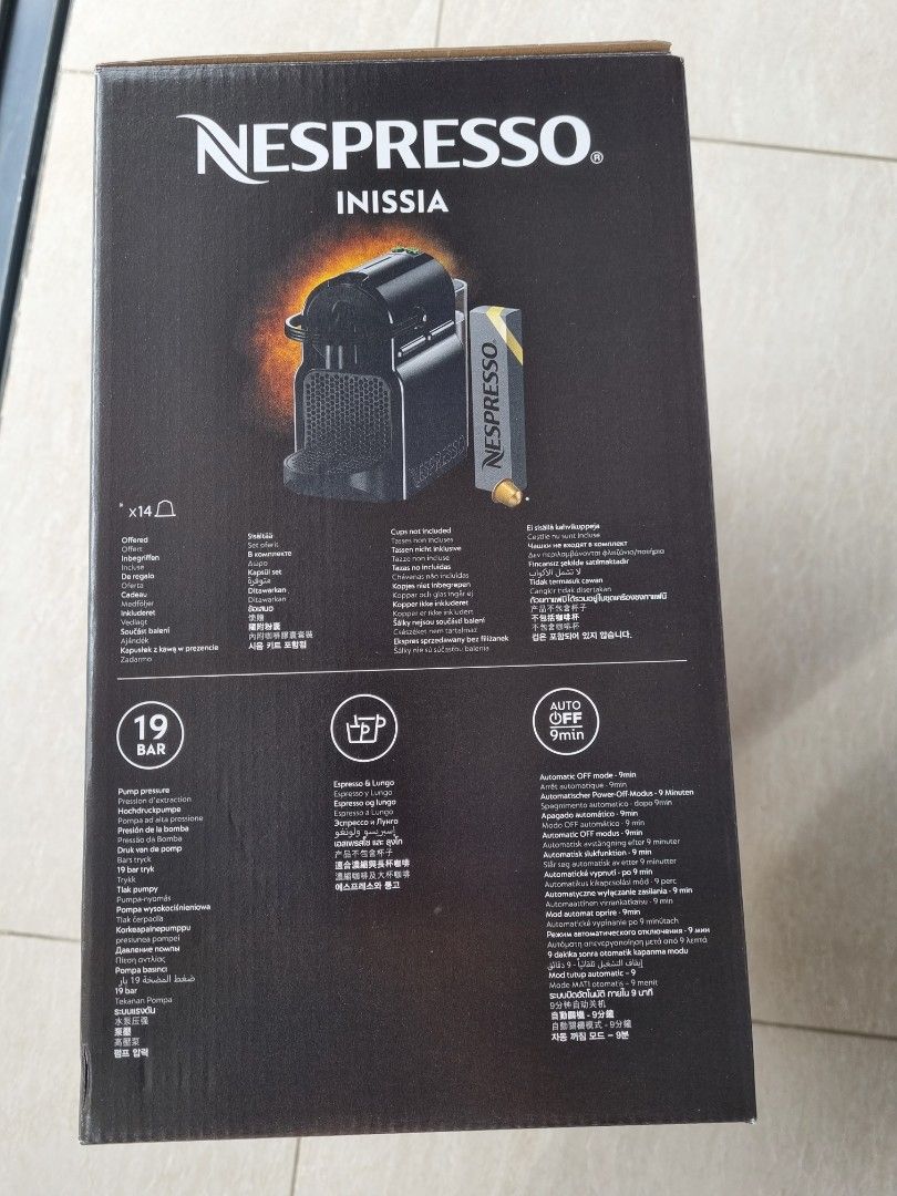Nespresso Inissia (Brand new), TV & Home Appliances, Kitchen Appliances, Coffee Machines ...