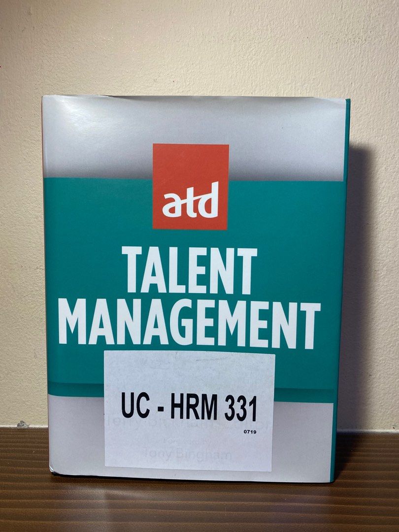 (NEW) Atd Talent Management Handbook by Terry Bickham, Editor (HRM 331 ...