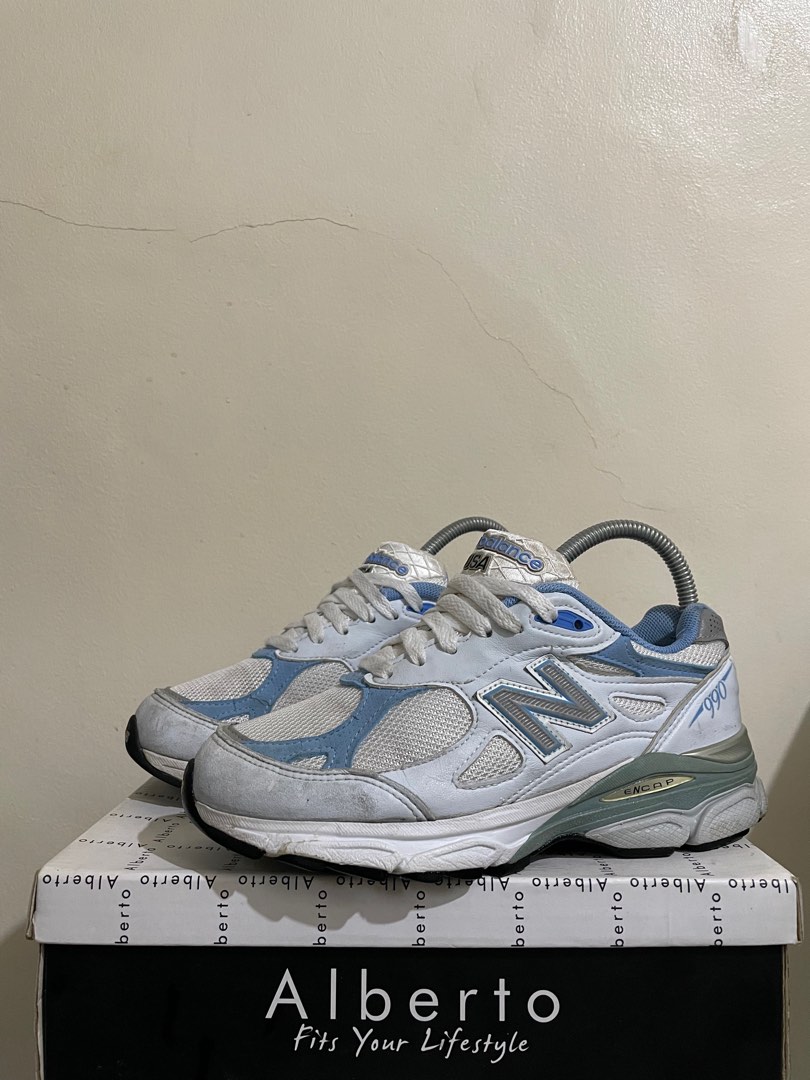 New Balance 990v3 ‘Baby Blue’, Women's Fashion, Footwear, Sneakers on ...