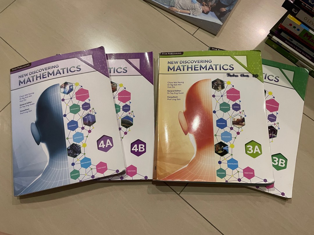 New discovering mathematics 3a3b 4a 4b good condition new edition 2023 ...