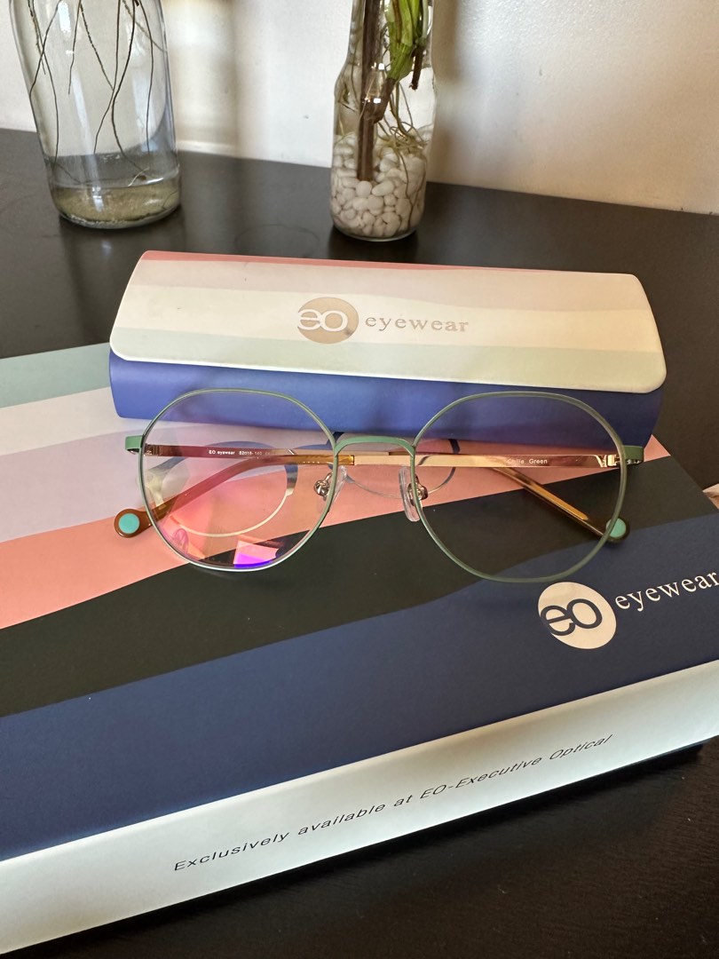 New EO eyeglasses, Women's Fashion, Watches & Accessories, Sunglasses ...
