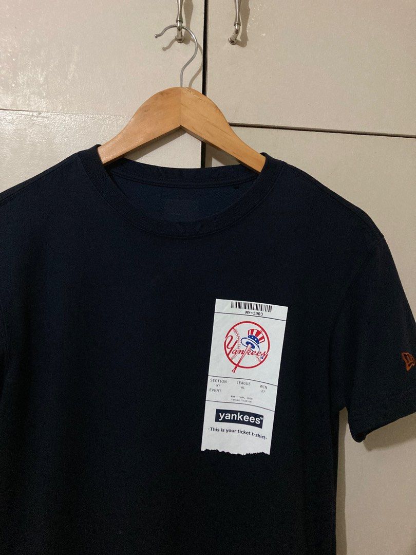 New Era Yankees Ticket, Men's Fashion, Tops & Sets, Tshirts & Polo ...