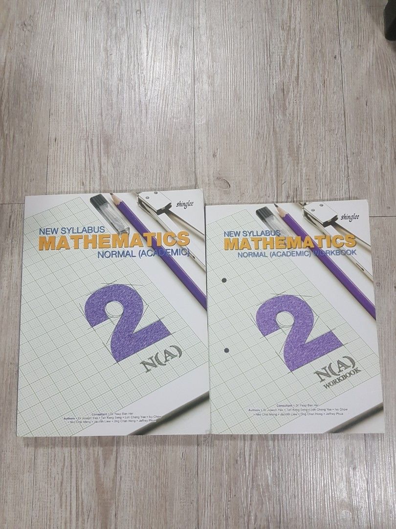 New Syllabus Mathematics Normal Academic 2NA Textbook and Workbook ...