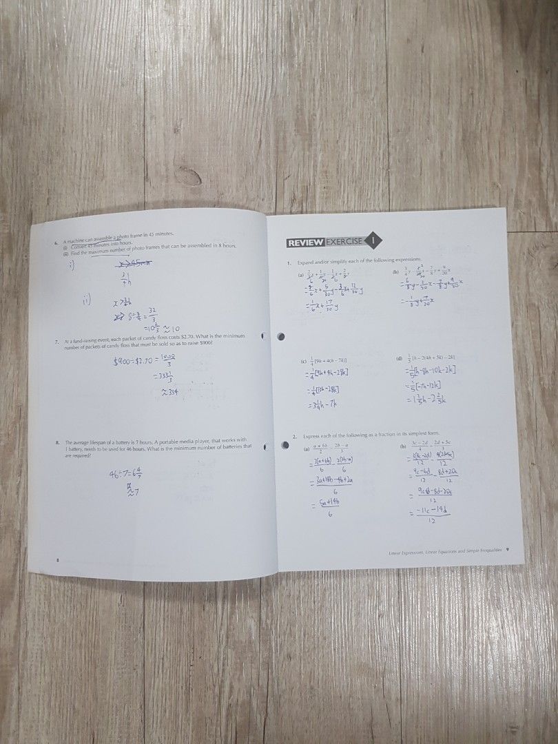 New Syllabus Mathematics Normal Academic 2NA Textbook and Workbook ...