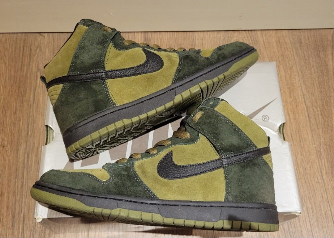 Nike SB Dunk High "Hulk", 男裝, 鞋, 波鞋 - Carousell