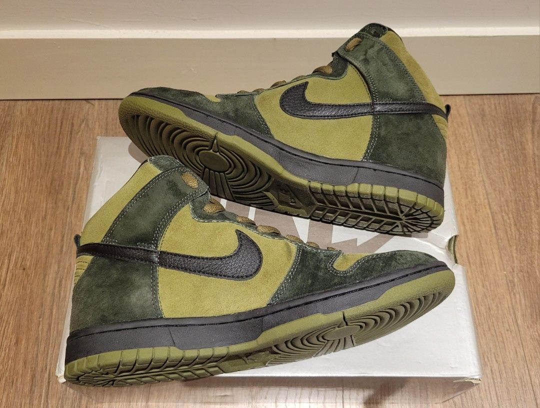 Nike SB Dunk High "Hulk", 男裝, 鞋, 波鞋 - Carousell