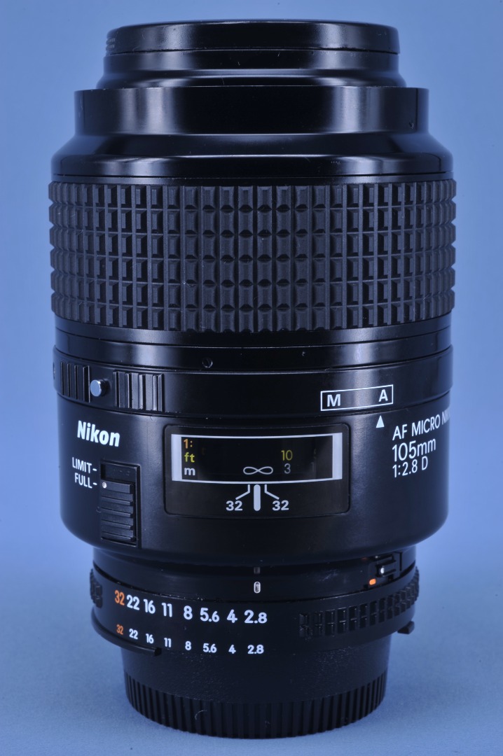 NIKON AFD 105mm F:2.8 Ais 1 : 1 RATIO MACRO & PORTRAIT LENS ...