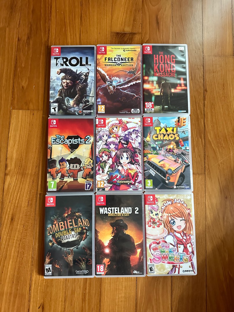 Nintendo Switch game Troll / The Falconeer / The Hong Kong Massacre ...