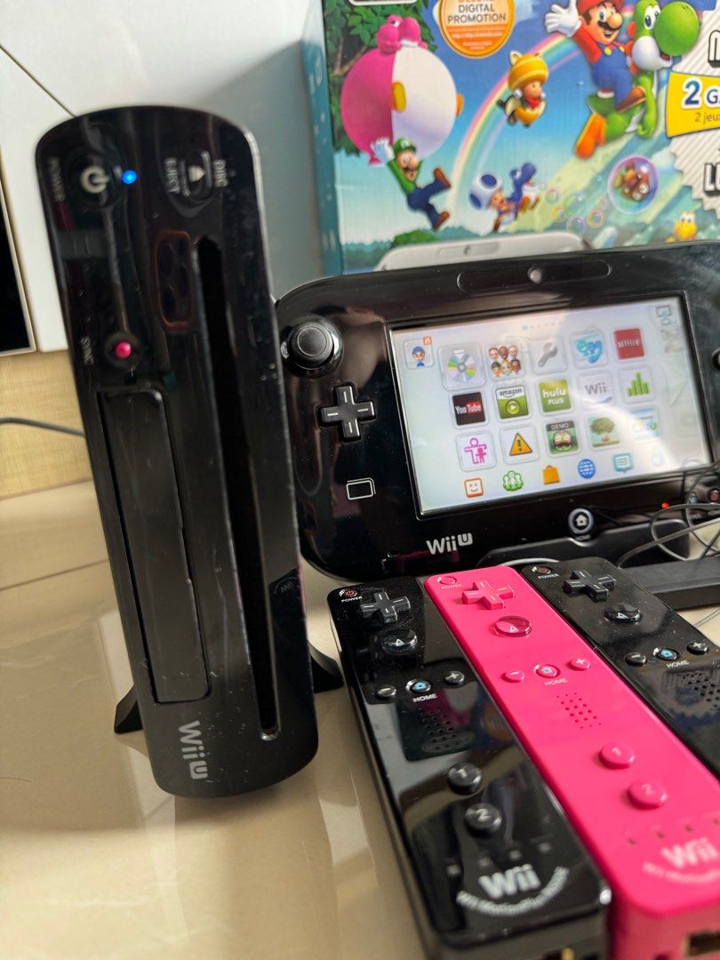 Nintendo Wii U with 5 games, Video Gaming, Video Game Consoles ...