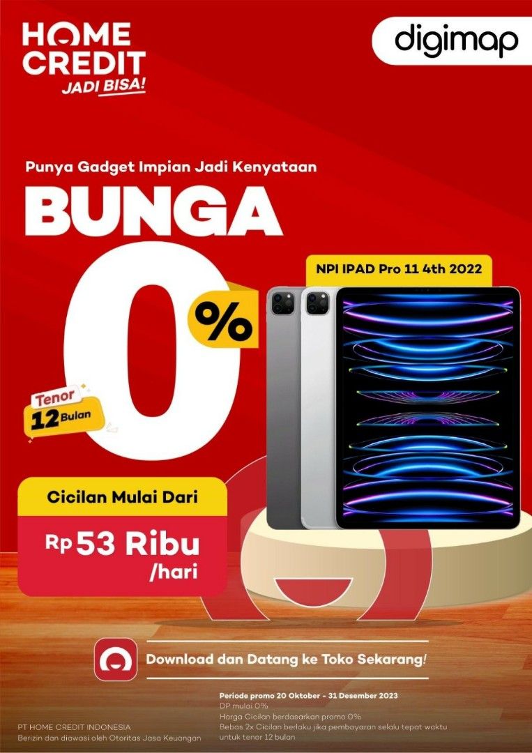 NPI IPAD pro 11 4th 2022|Proses Kilat Hanya 3 Mnt By Home Credit ...