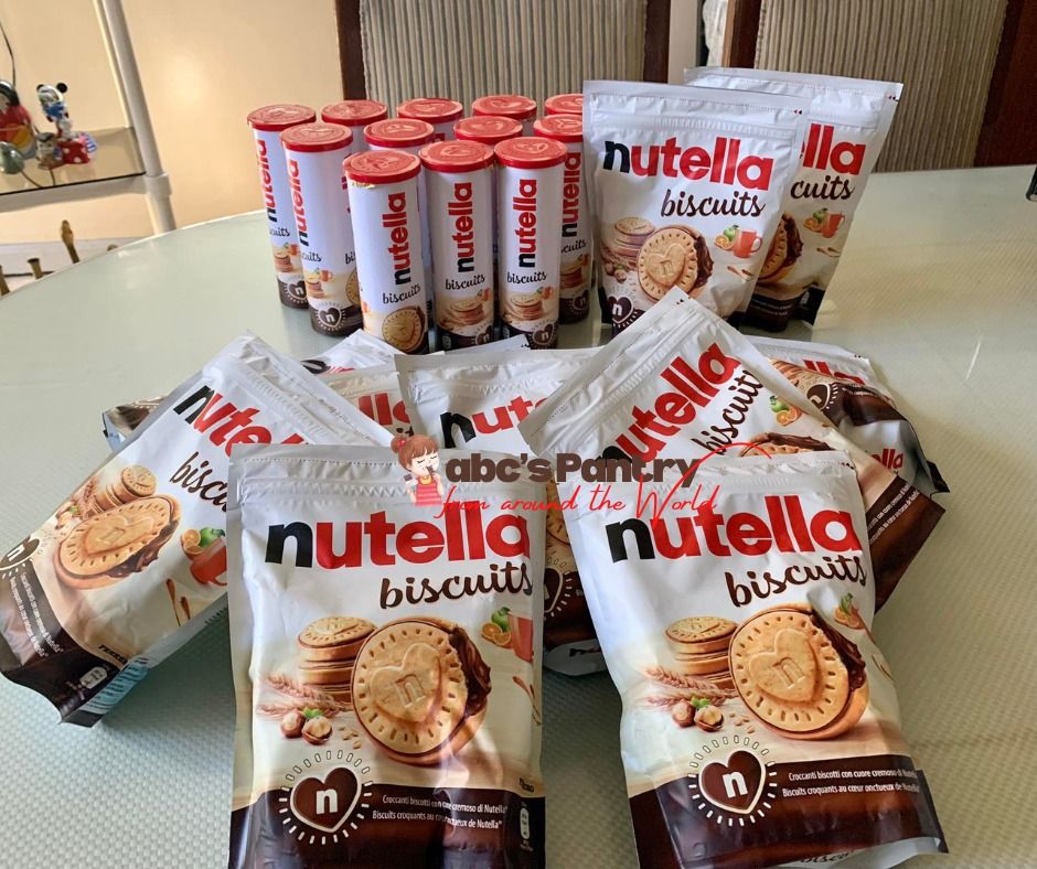 NUTELLA ITALY | Biscuits Resealable Bag | 304g, Food & Drinks, Other ...