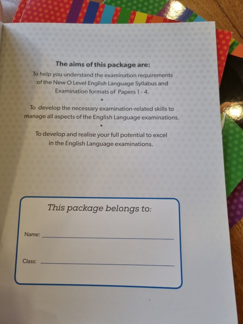 O Level English preparatory 4 books bundle, Hobbies & Toys, Books ...